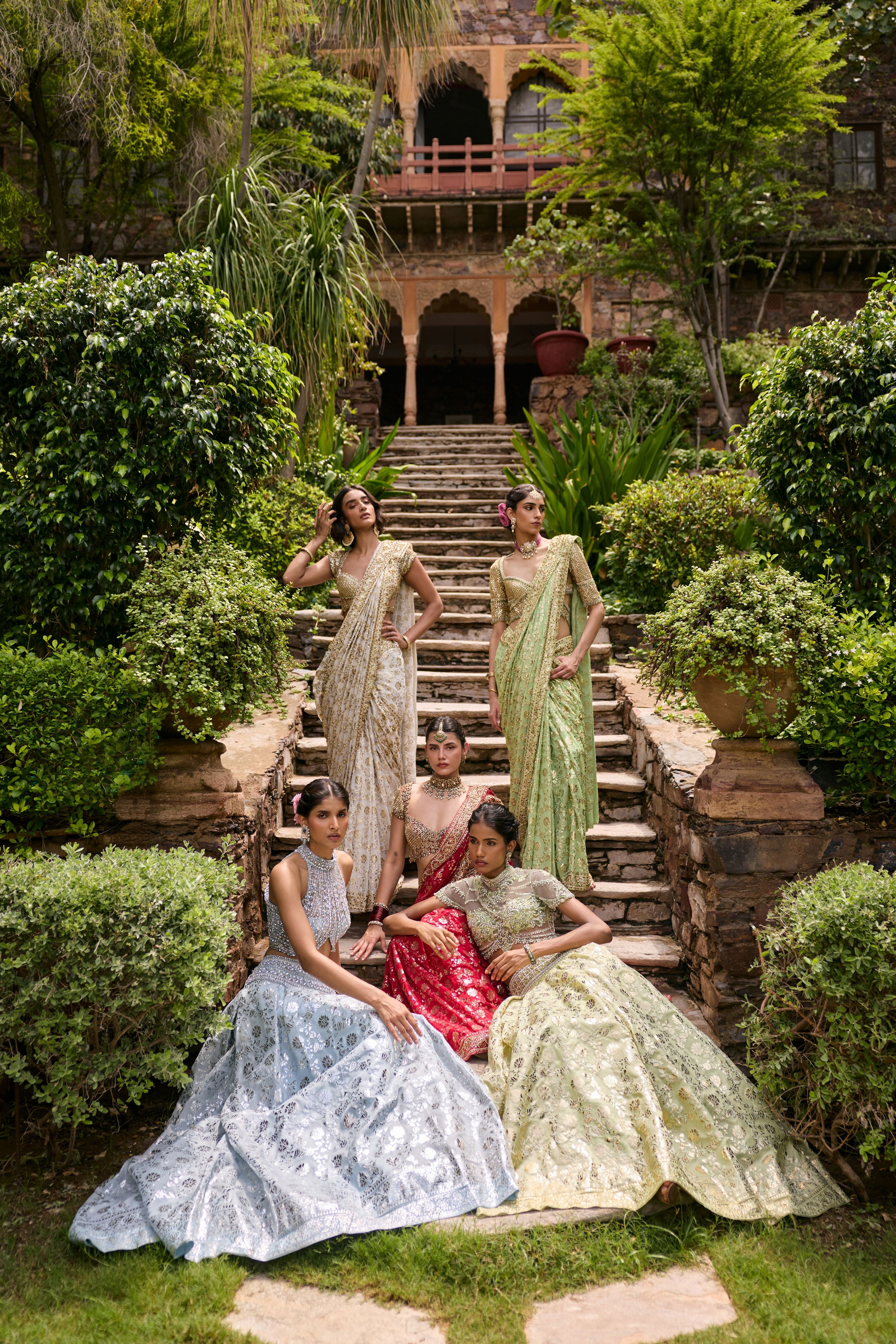 Sarees & Skirt Sets – Monisha Jaising