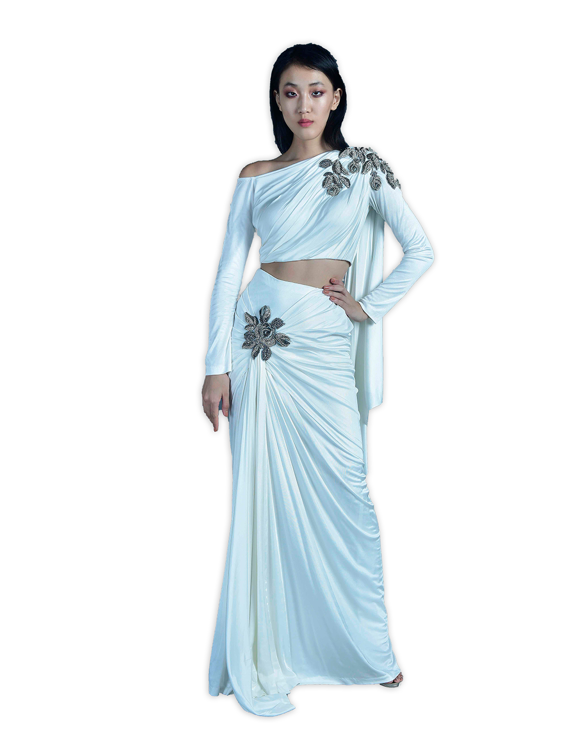 Crystal Rose Saree – Monisha Jaising